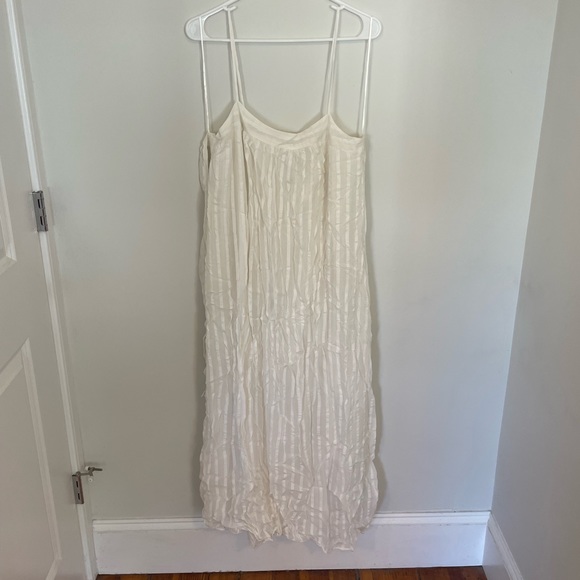 Zara | Dresses | Zara White Midi Dress | Poshmark